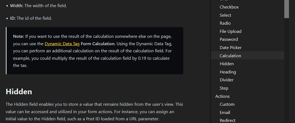 Wrong link in "Pro Forms > Calculation" docs - Miscellaneous - Bricksforge Community Forum