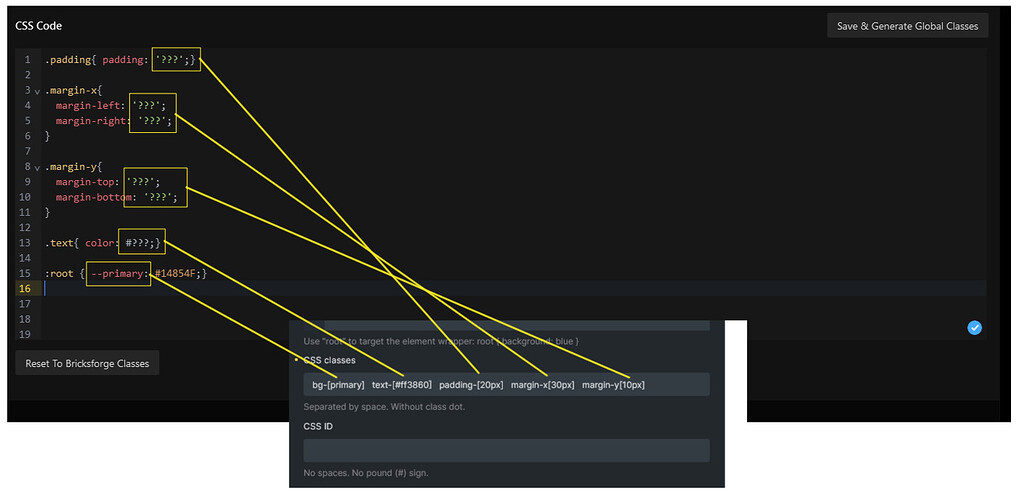 Creating classes with dynamic values - How To - Bricksforge Community Forum