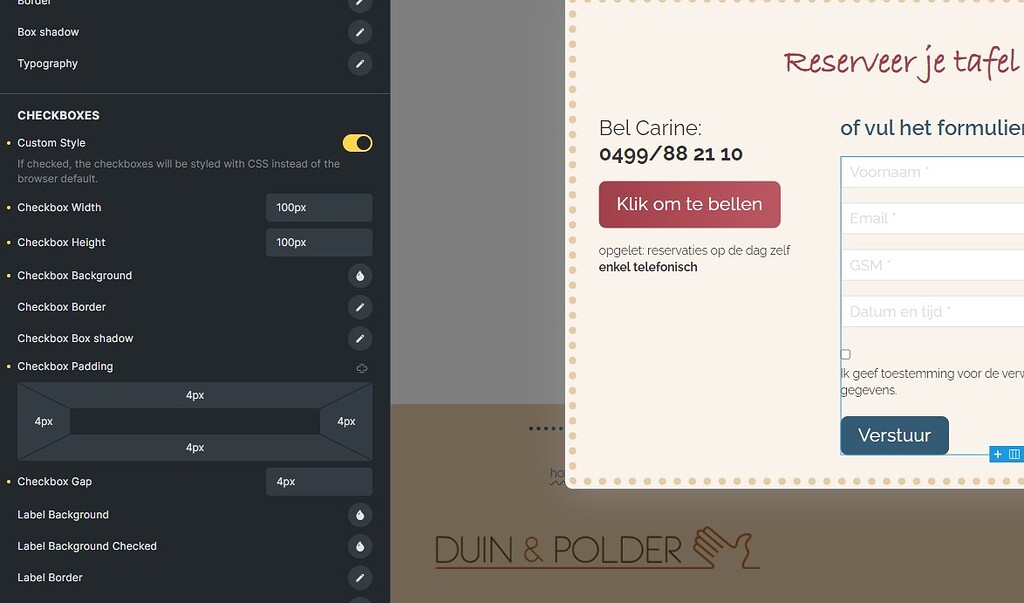 Checkbox custom styling does not work - Bug Reports - Bricksforge Community Forum