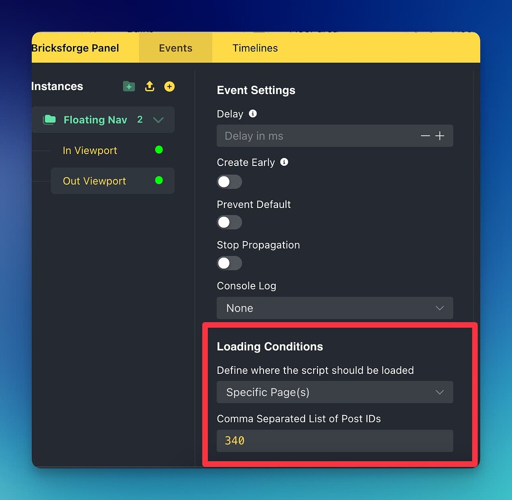 Conditional Event Loading Based on Post Type - How To - Bricksforge Community Forum