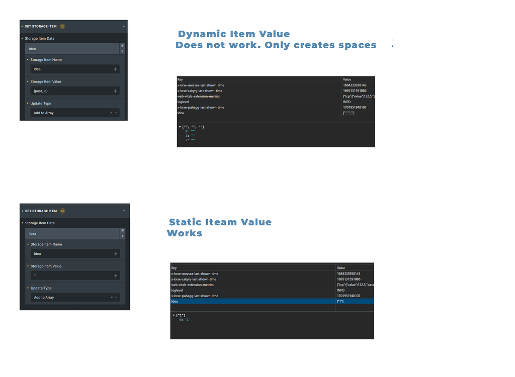 Pro Forms - Set Storage Item Value (dynamic) not work - Bug Reports - Bricksforge Community Forum
