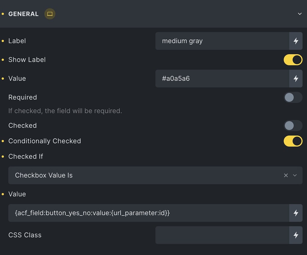 Pull in value to radio cards - How To - Bricksforge Community Forum