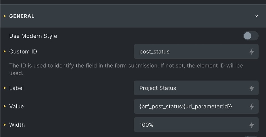 Proforms Select Fields not accepting default value when using Dynamic Data - Bug Reports ...