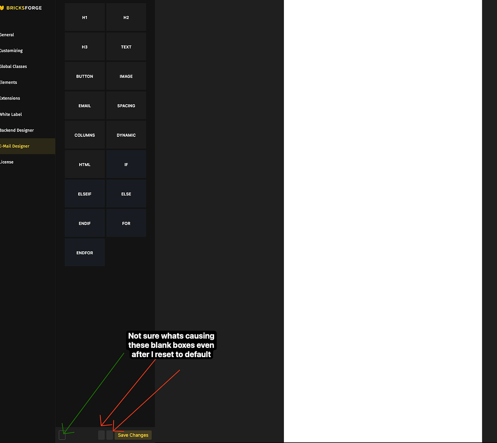 Email Designer Blocks Blank - Bug Reports - Bricksforge Community Forum