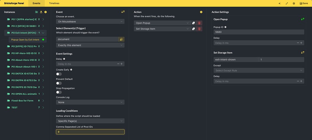 (solved - kind of) NO Bug: Loading Conditions does not work with Event «On Mouseleave» - Bug ...