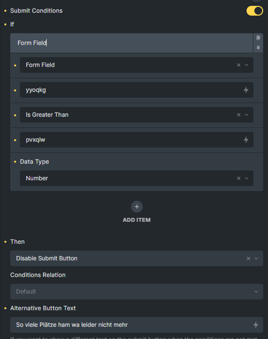 Conditional Submit Button text doesn't change back - Bug Reports ... Conditional Submit Button text doesn't change back - Bug Reports ...