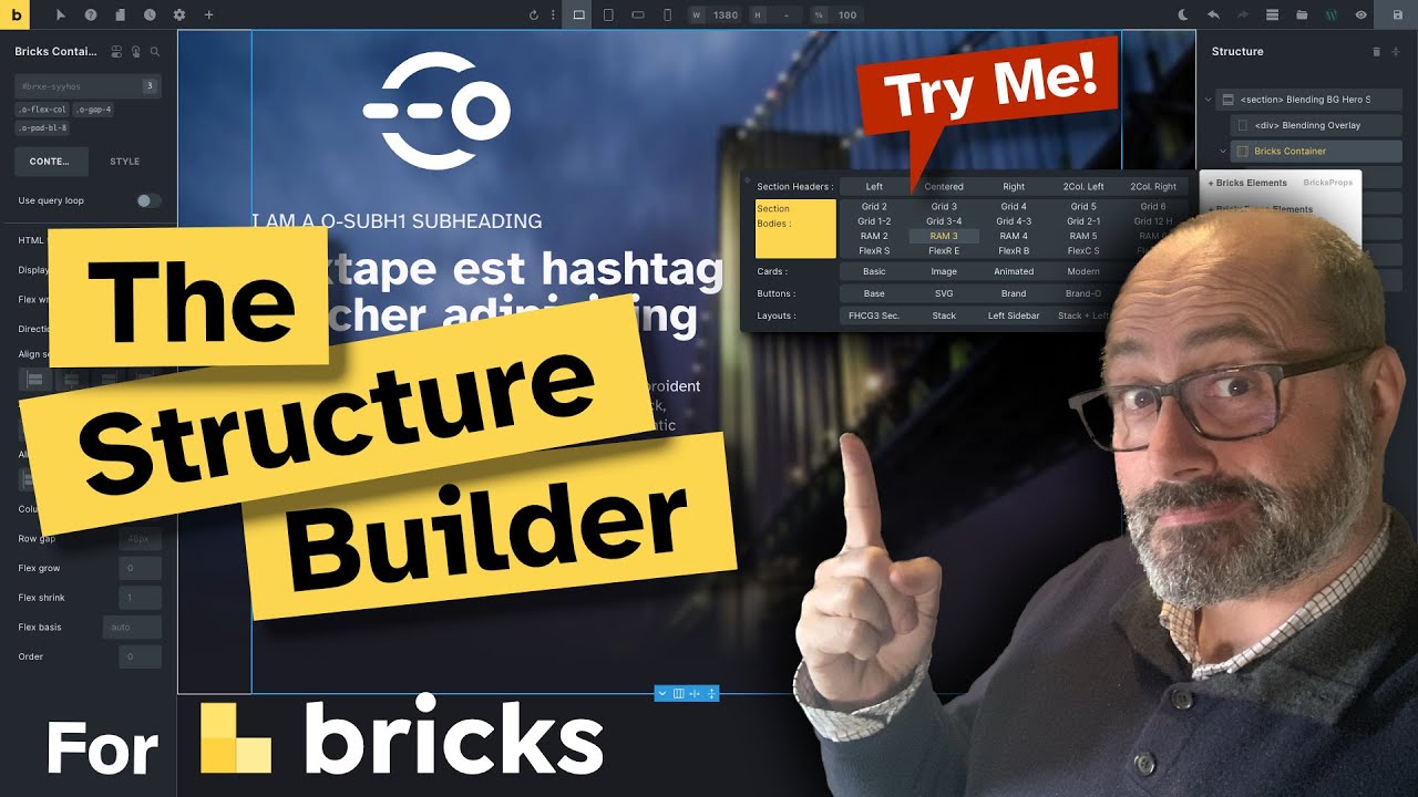 Fill Bricks structure with elements like OxyProps is showing here: - Feature Requests ...