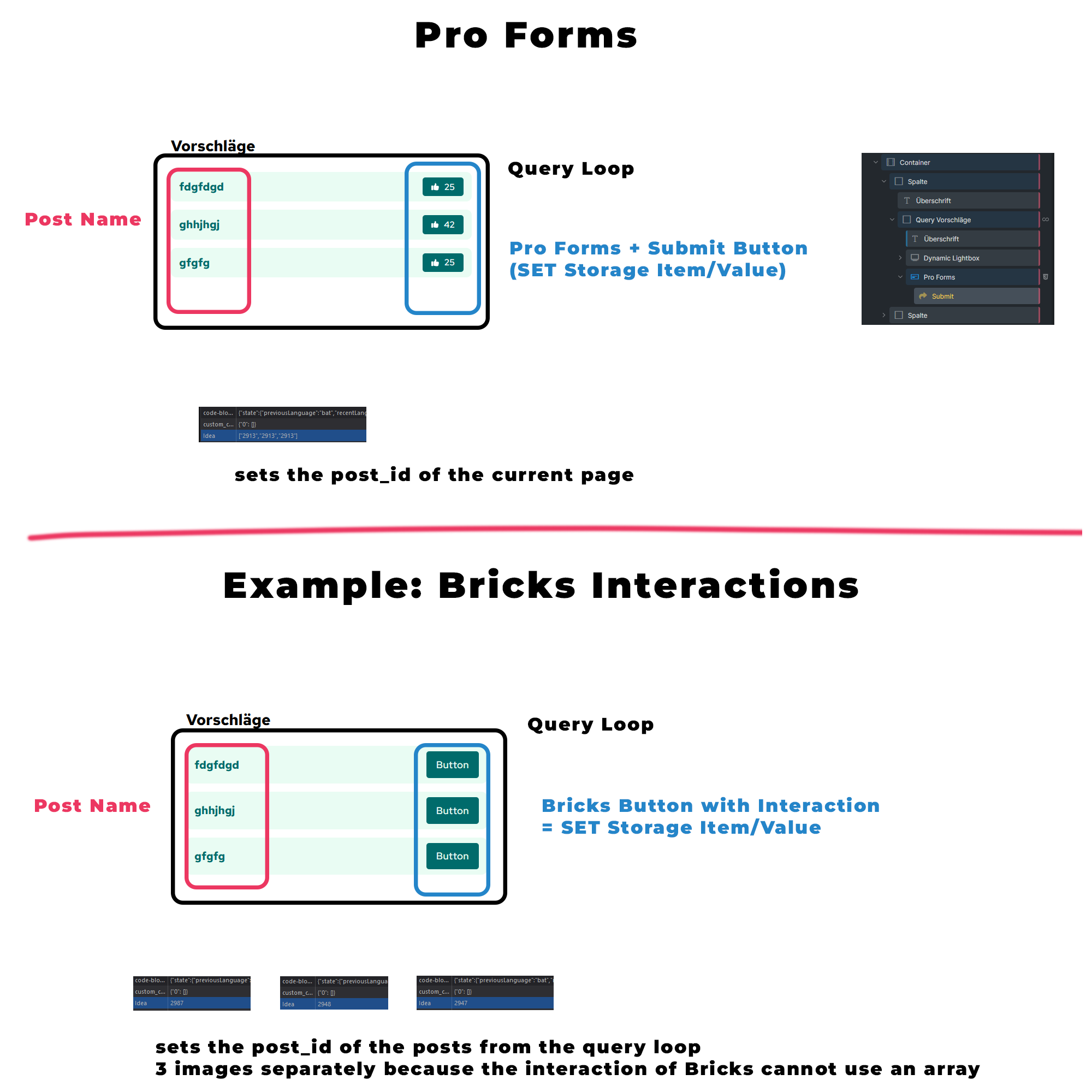 Pro Forms - Set Storage Item Value (dynamic) not work - Bug Reports - Bricksforge Community Forum